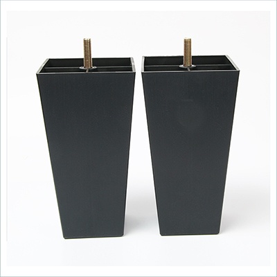 Square sofa plastic feet, furniture plastic feet, 83*200mm high square feet