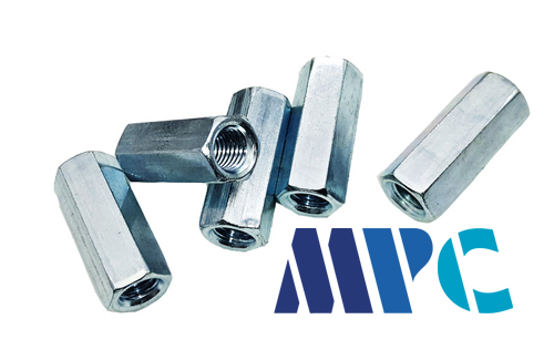 Galvanized Extended Hexagon Nut Connecting Nut Screw Screw Rod Extended ...