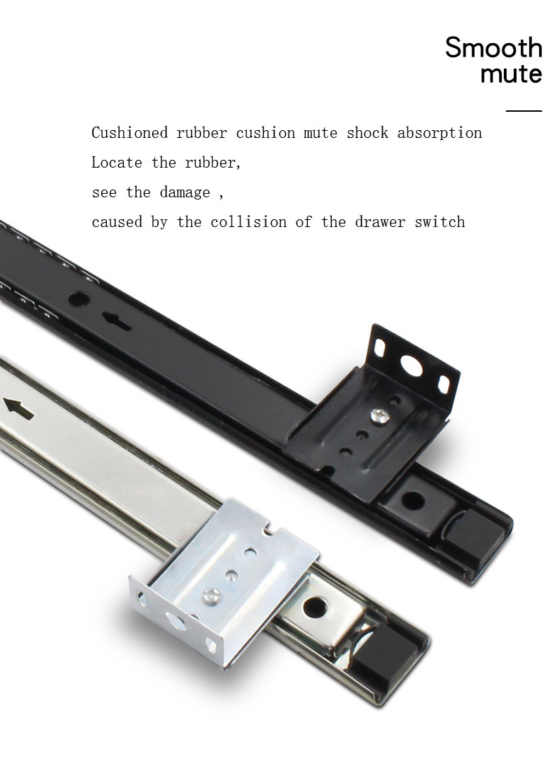 Computer keyboard bracket Track desk slide rail lifting slide wooden ...